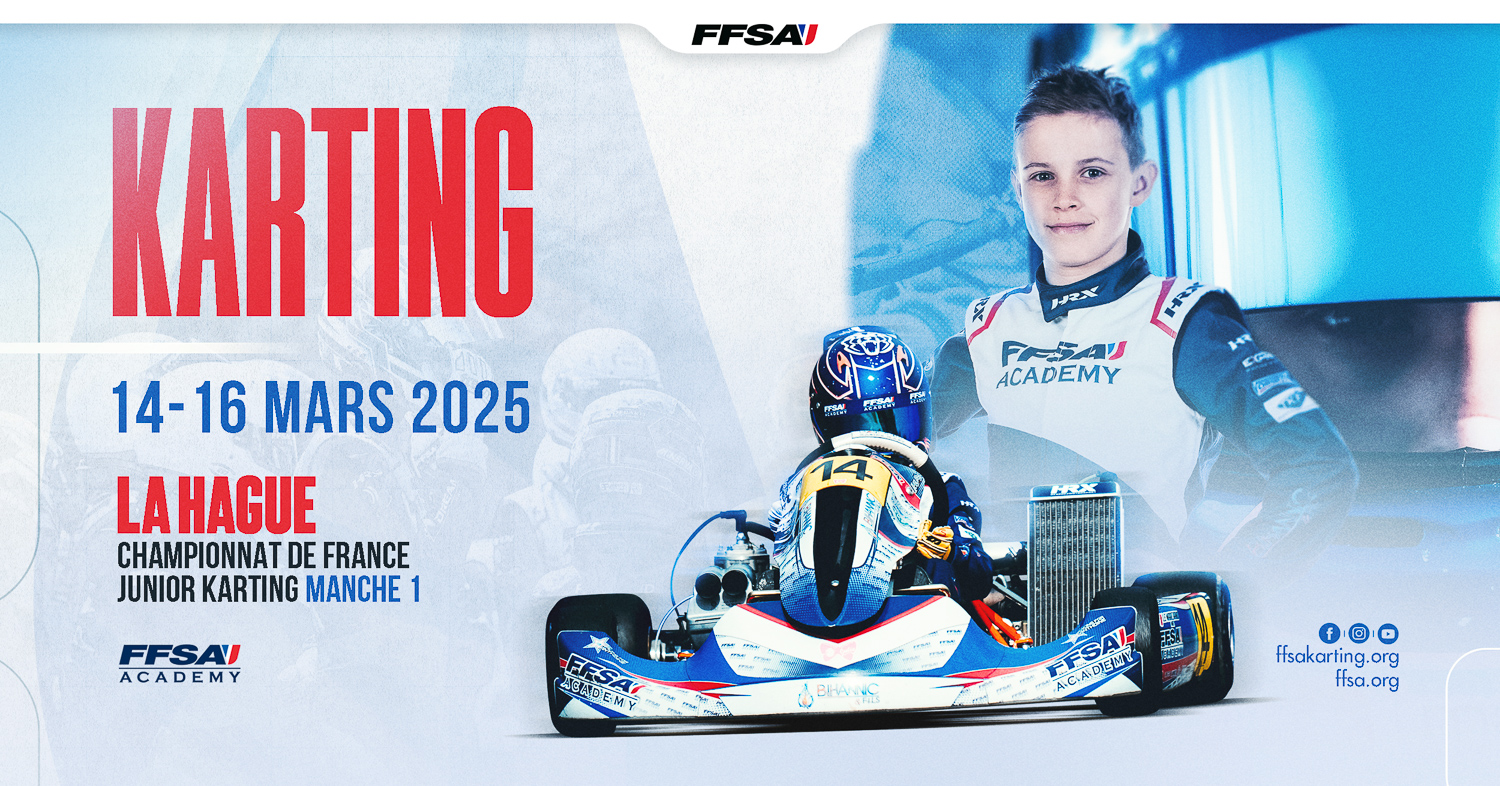 La Hague lance le Championnat de France Junior Karting 2025 – FFSA Academy